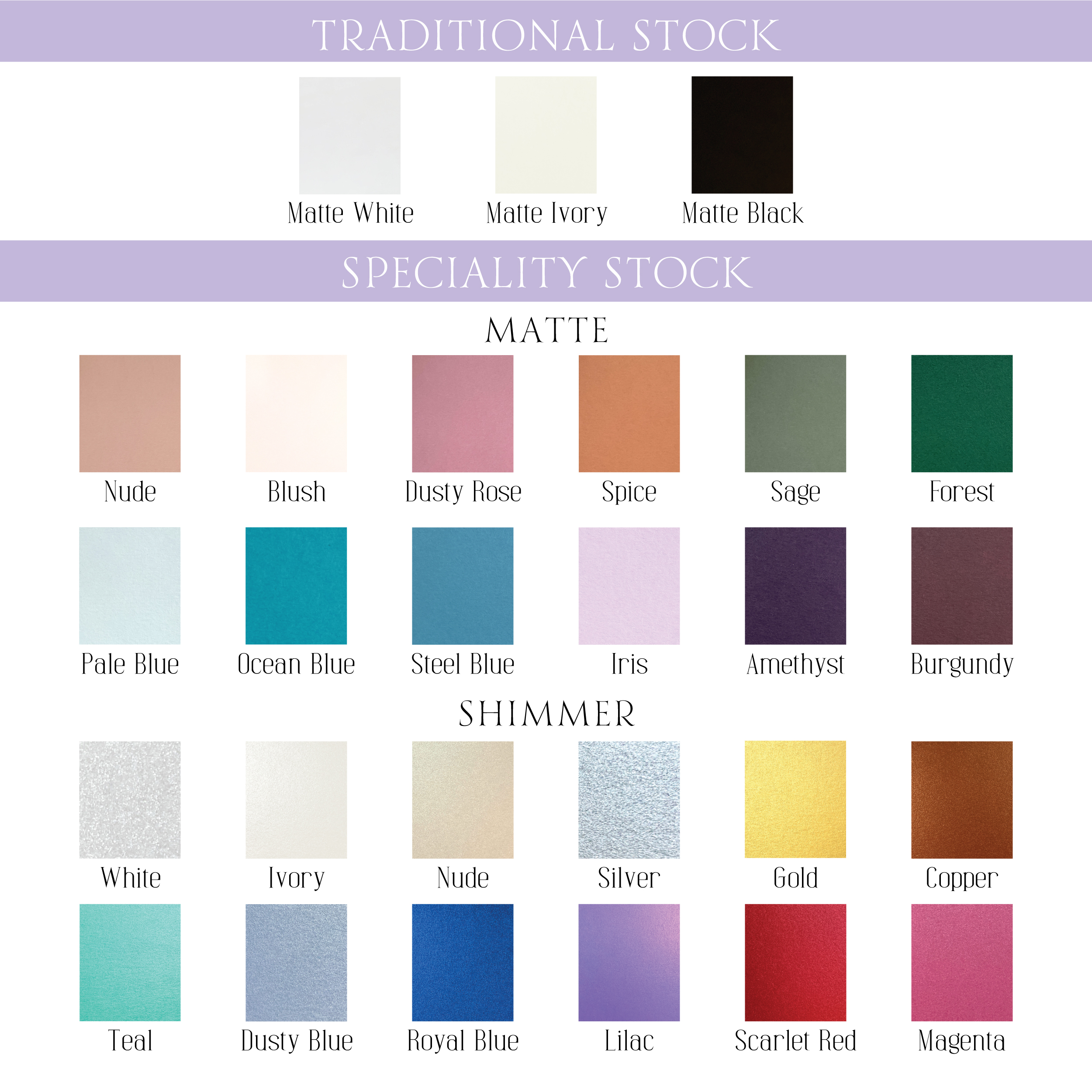 Chantilly Lace A9 Sample – Paper Orchid