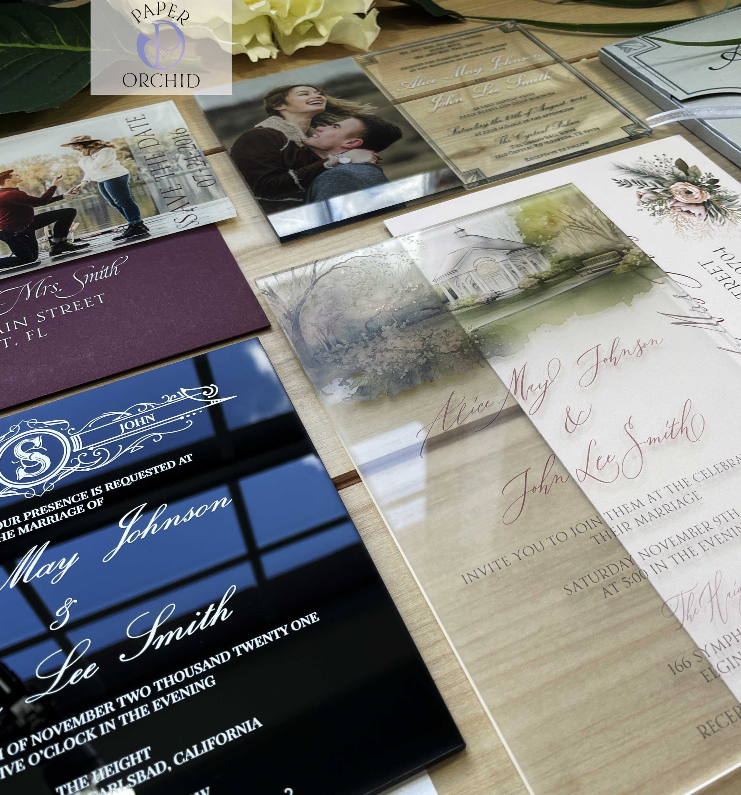 Acrylic Sample Pack – Paper Orchid